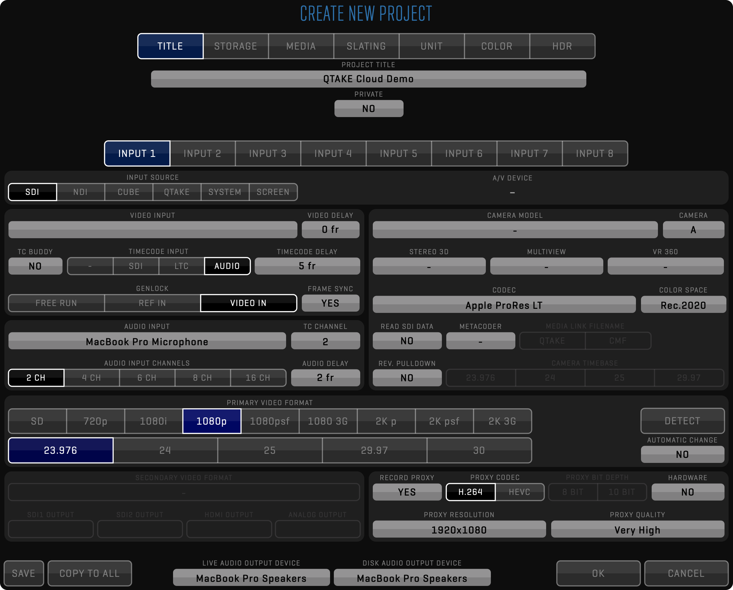 QTAKE Manual | QTAKE User Guide
