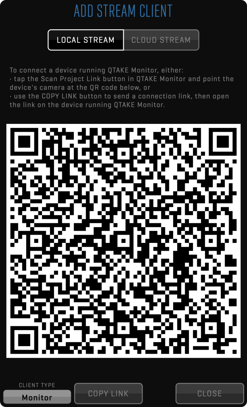 QTAKE Monitor User Guide | QTAKE Monitor User Guide